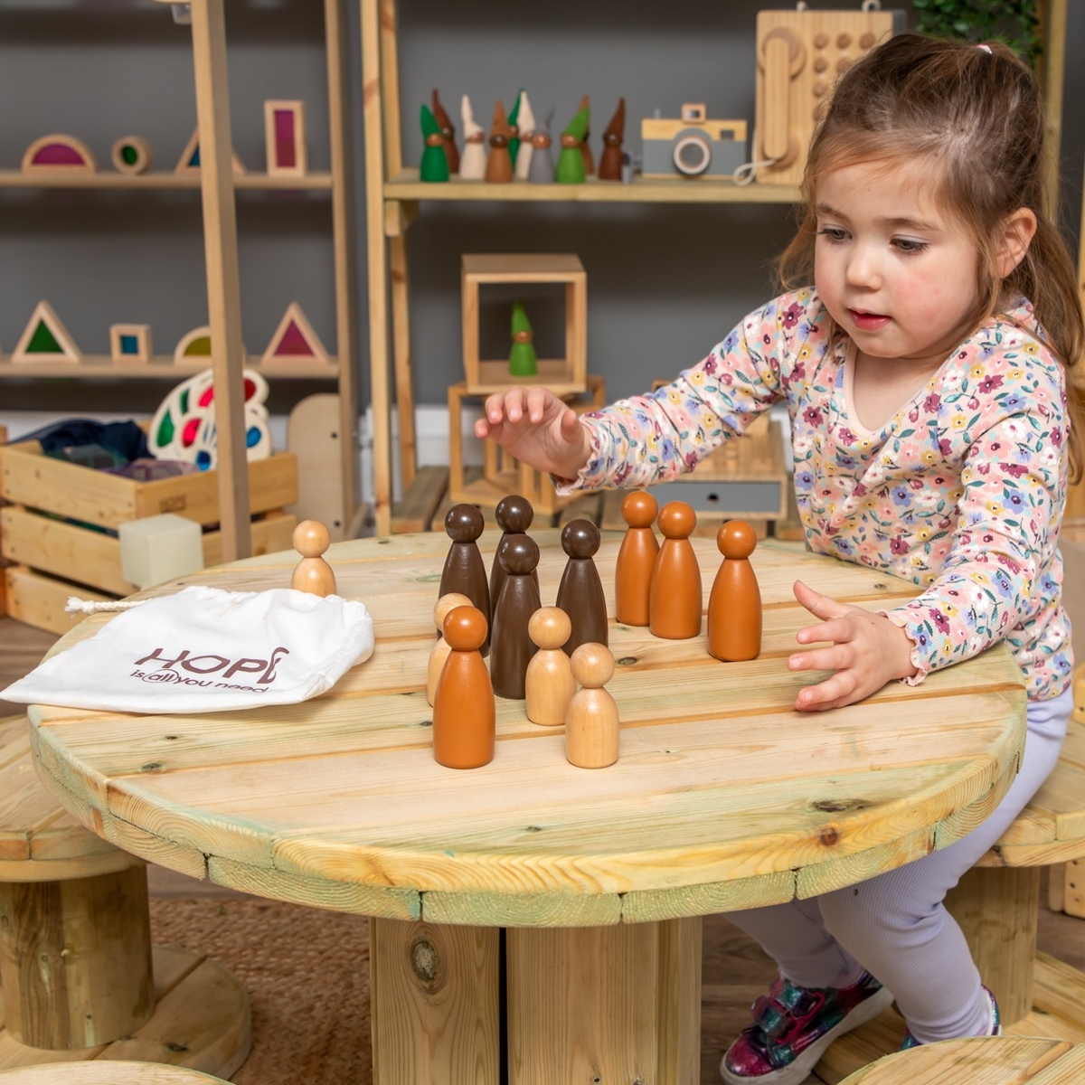 Diverse Peg People from Hope Education - Pack of 12 | HP00055232 | Hope