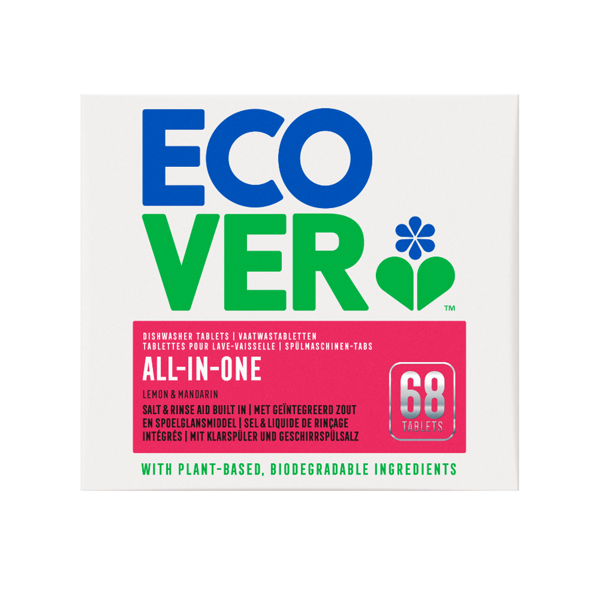 Ecover all-in-one Dishwasher Tablets - Pack of 68 | CP00055263 | Findel Dryad