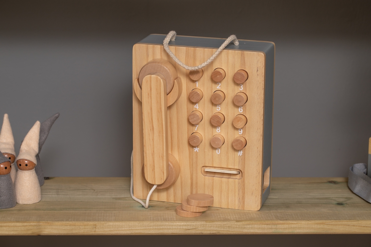 Wooden Phone from Hope Education | AP00055285 | AtoZ Supplies