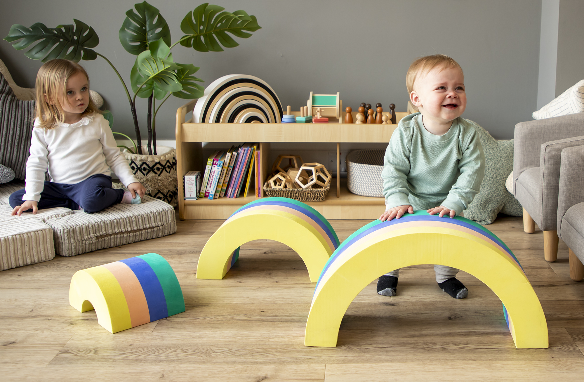 CP00055302 - Soft play EVA Foam Rainbow Climbing & Balance Arch from ...