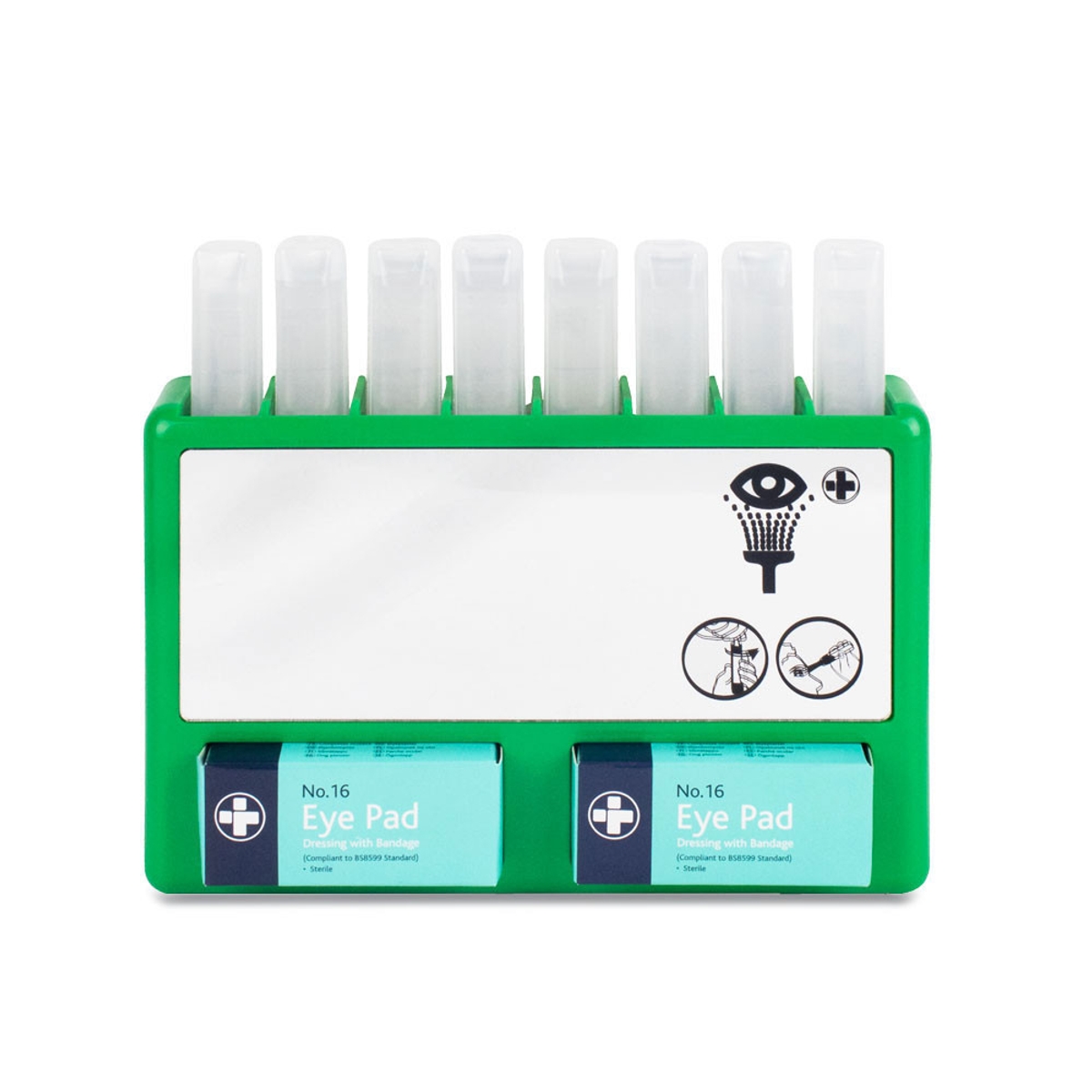 Reliwash Eye Care Pod Station Complete 8 x 20ml Pods and 2 Eye Pads ...