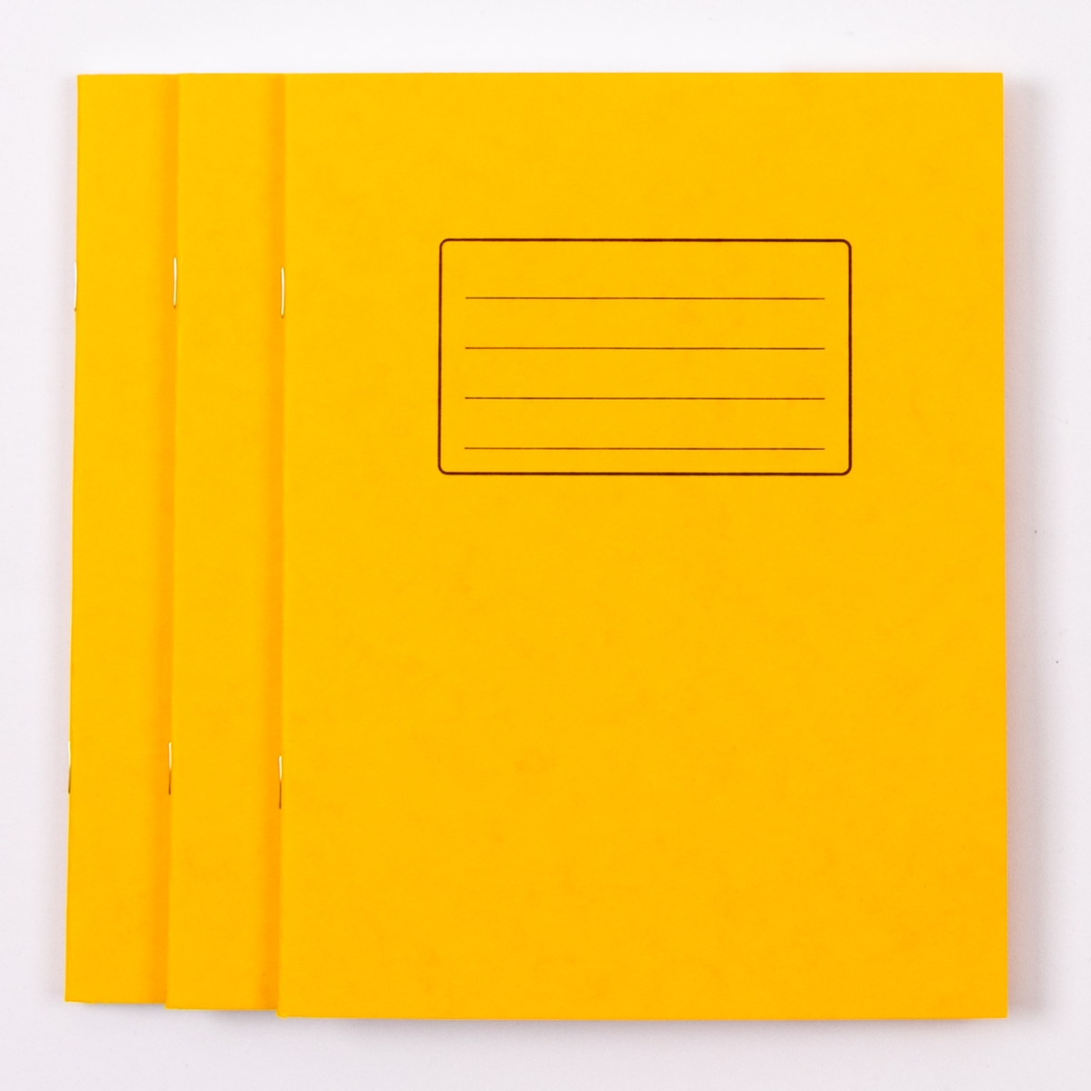 Classmates 9" x 7" Exercise Book 80 Page, Plain, Yellow - Pack of 100 ...