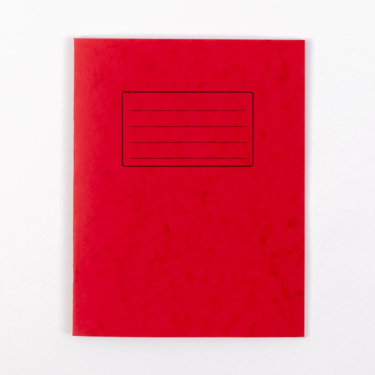 Classmates 9"x7" Exercise Book 48 Page, 10mm Squared, Red - Pack of 100 ...