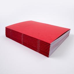 Classmates A4 Exercise Book 64 Page, 8mm Ruled/Plain Alternate, Red ...