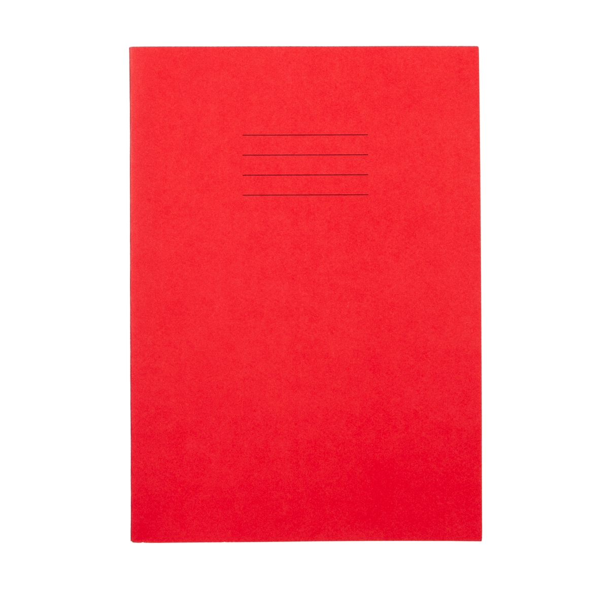 Findel Everyday A4 Exercise Book 80 Page, 8mm Ruled With Margin, Red ...