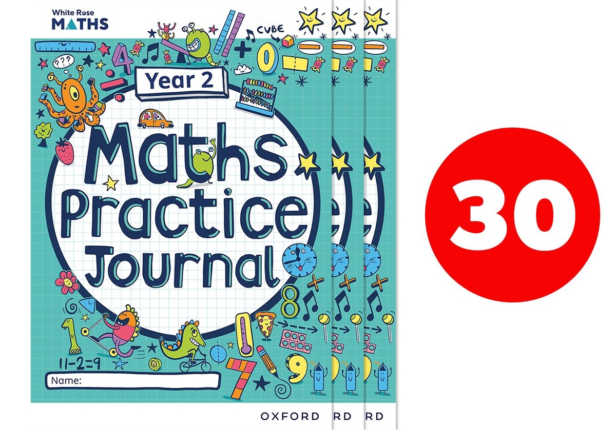 White Rose Maths Practice Journal - Year 2 | GP00056808 | GLS