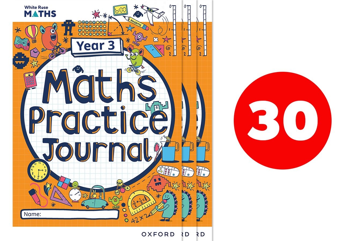 White Rose Maths Practice Journal - Year 3 | LP00056809 | LDA Resources