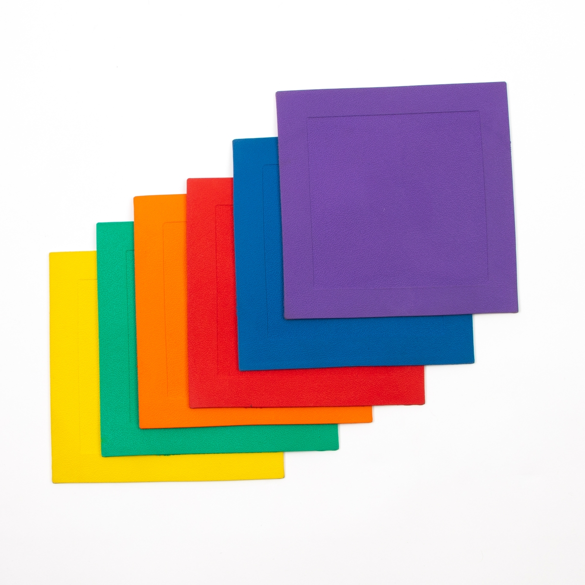 Findel Everyday Square Floor Markers - Assorted - Pack of 6 ...