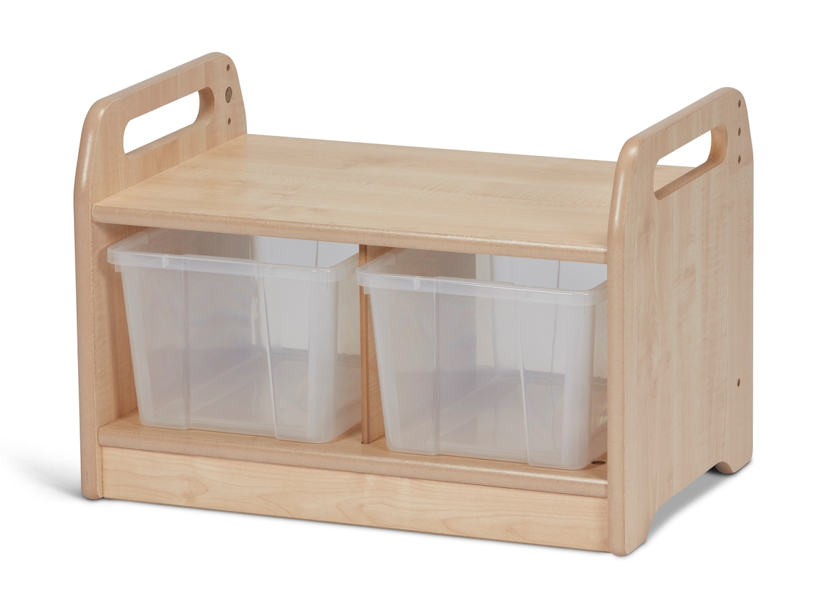 Millhouse Under 2s Low Level Storage Bench with Tubs | GP00057071 | GLS