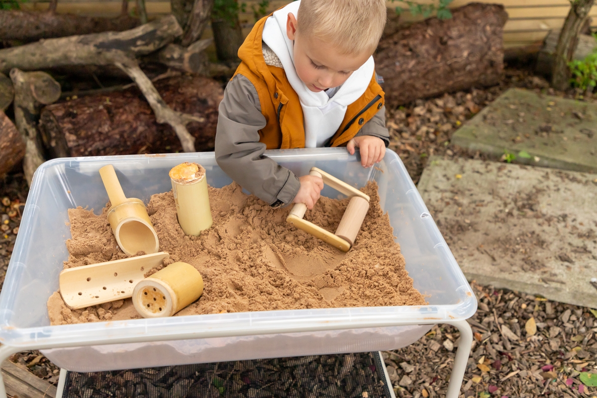 Bamboo Sand and Water Tools Play Set from Hope Education - Pack of 5 ...