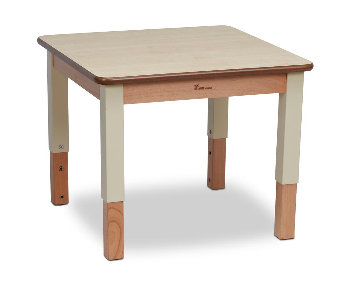 Millhouse Medium Square Height Adjustable Table, W69.5 x D69.5cm | HP00057224 | Findel Education