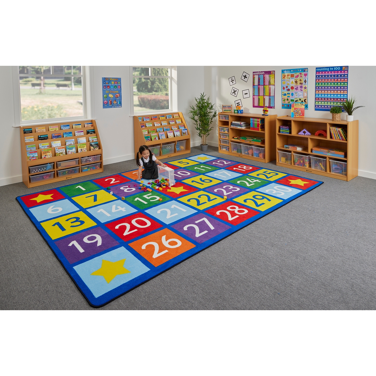 Large Number Rug 2.5 x 3.6m | HP00057484 | Findel Education