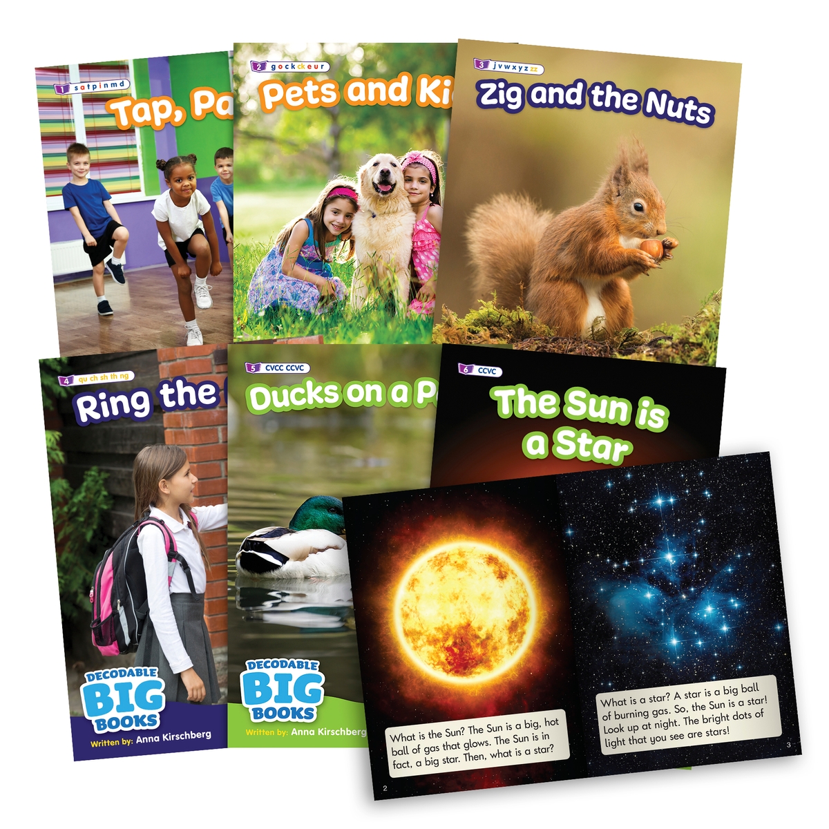 Junior Learning Decodable Big Books Set - Non-Fiction - Pack of 6 ...