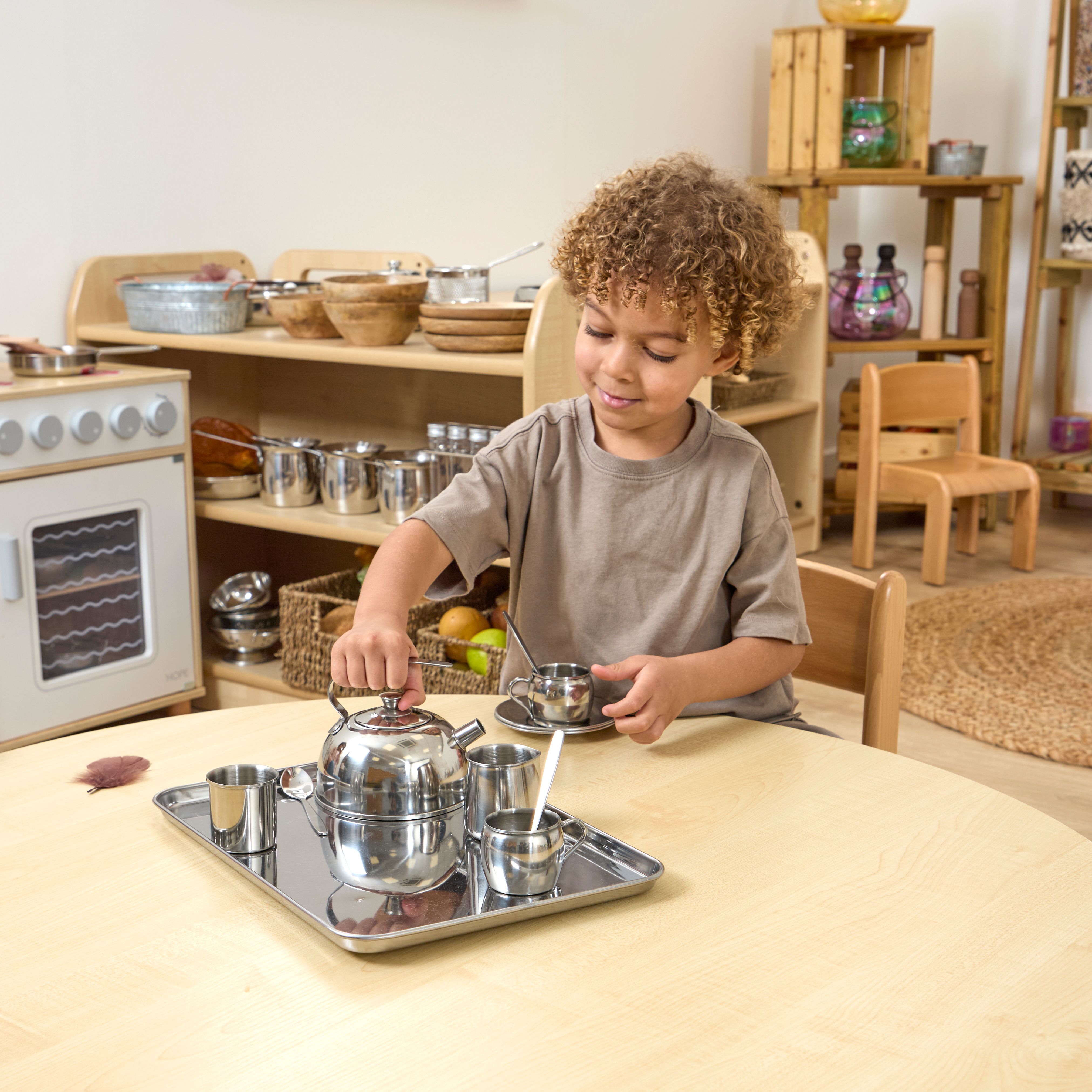 HP00057793 - Metal Tea Set from Hope Education - 16 Piece | Hope