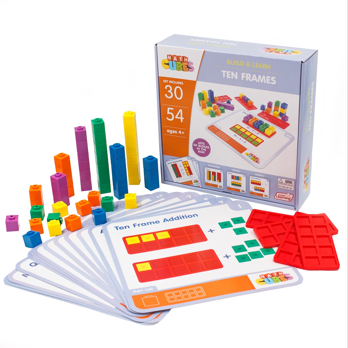 Junior Learning Mathcubes - Ten Frames | HP00058067 | Hope