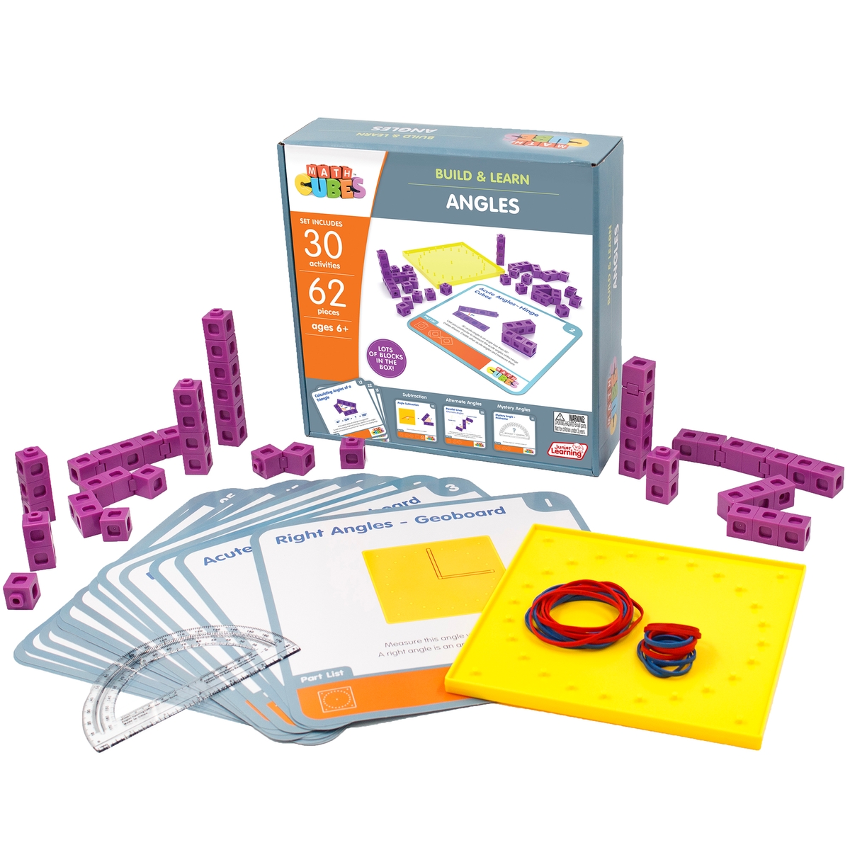 Junior Learning Mathcubes - Angles | CP00058068 | Findel International