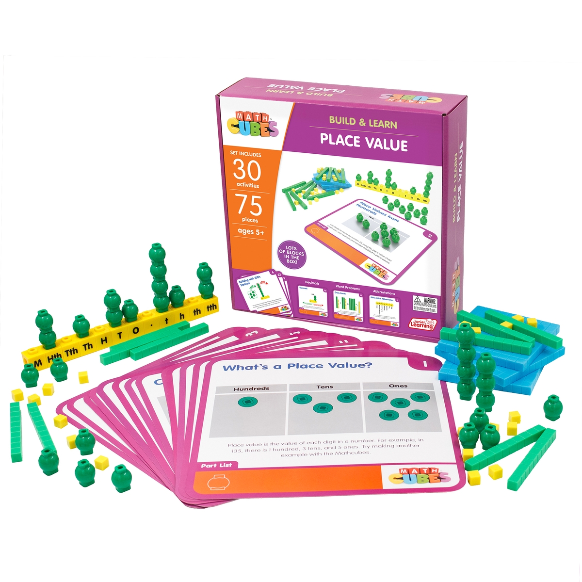 Junior Learning Mathcubes - Place Values | CP00058070 | Findel ...