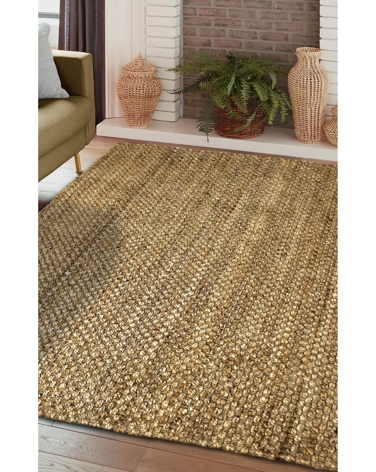 Jute Rectangle Rug 100 x 150cm | GP00058116 | GLS