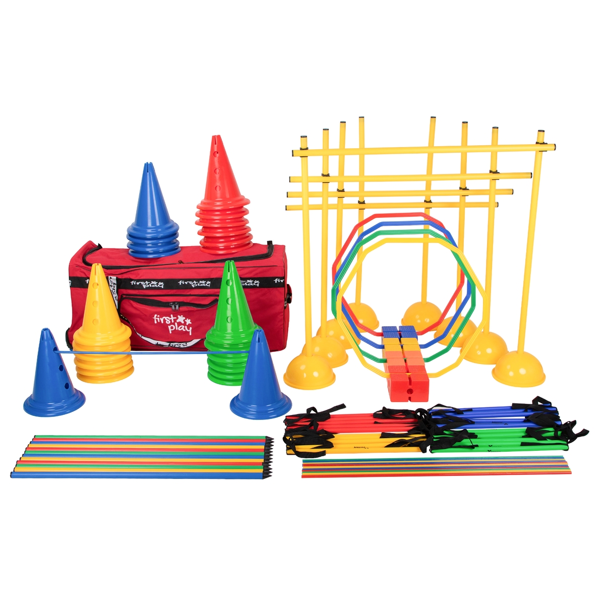 First-play Obstacle Course Pack - 4 Lanes | CP00058147 | Findel Dryad