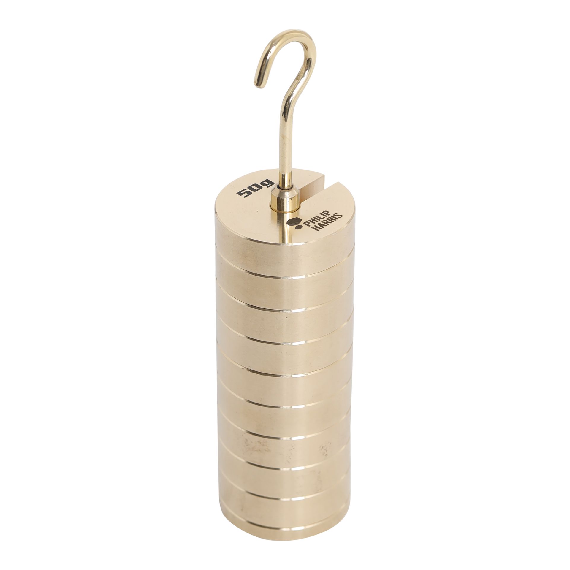 Philip Harris Hanging Slotted Masses, Brass (500g) - 9 x 50g Masses and ...