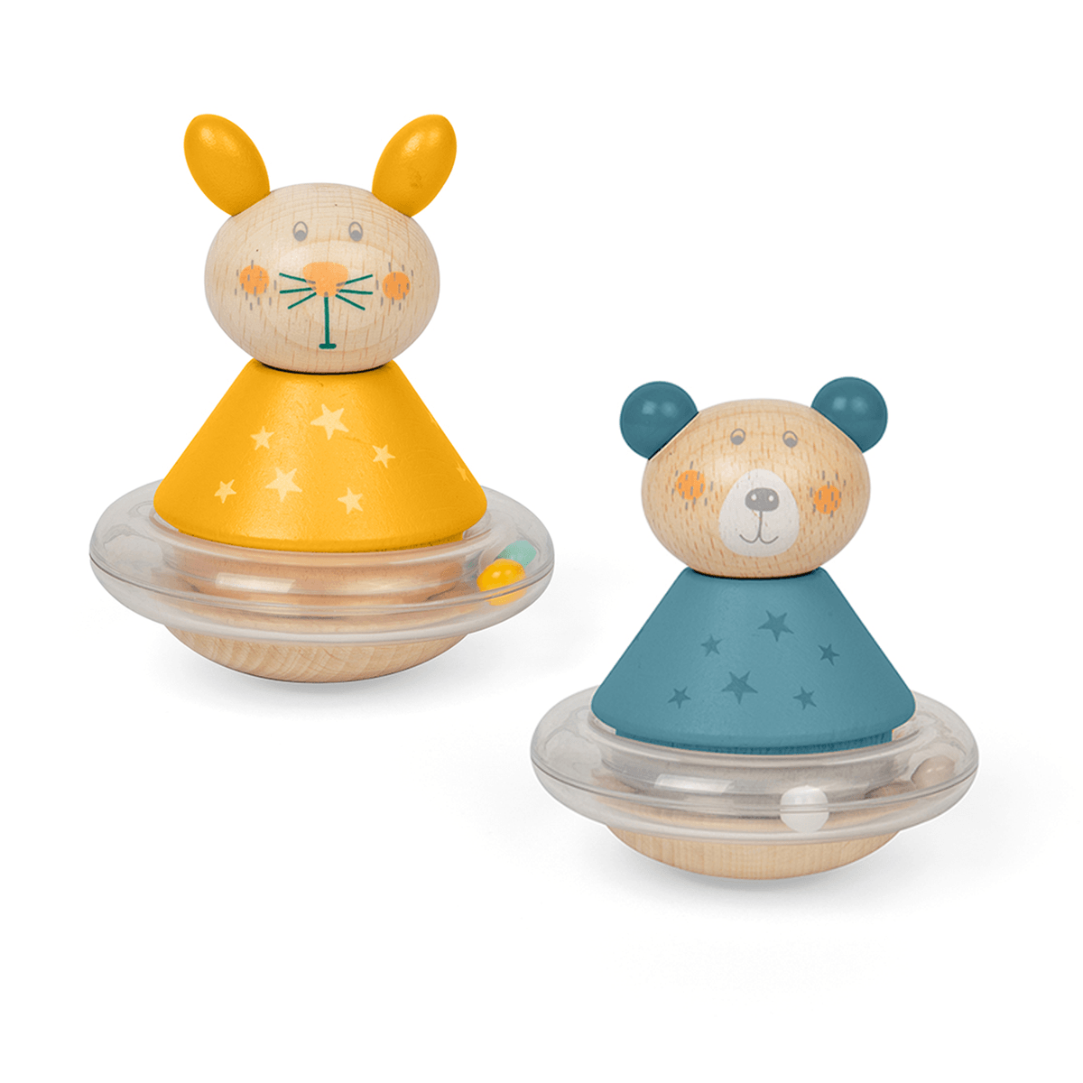 BIGJIGS Toys Roly-Poly Animals - Pack of 2 | HP00058262 | Hope