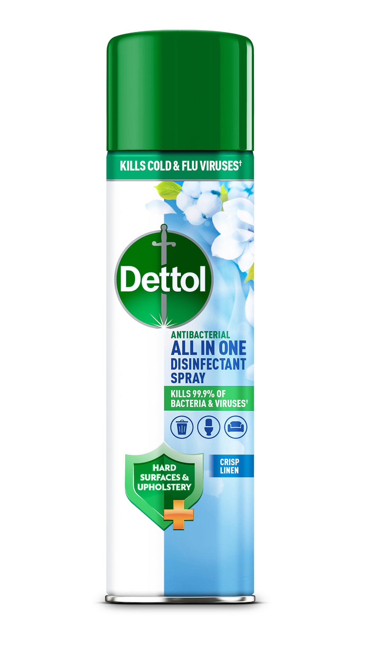 Dettol All-in-One Disinfectant Spray - Crisp Linen - 300ml - Pack of 6 ...