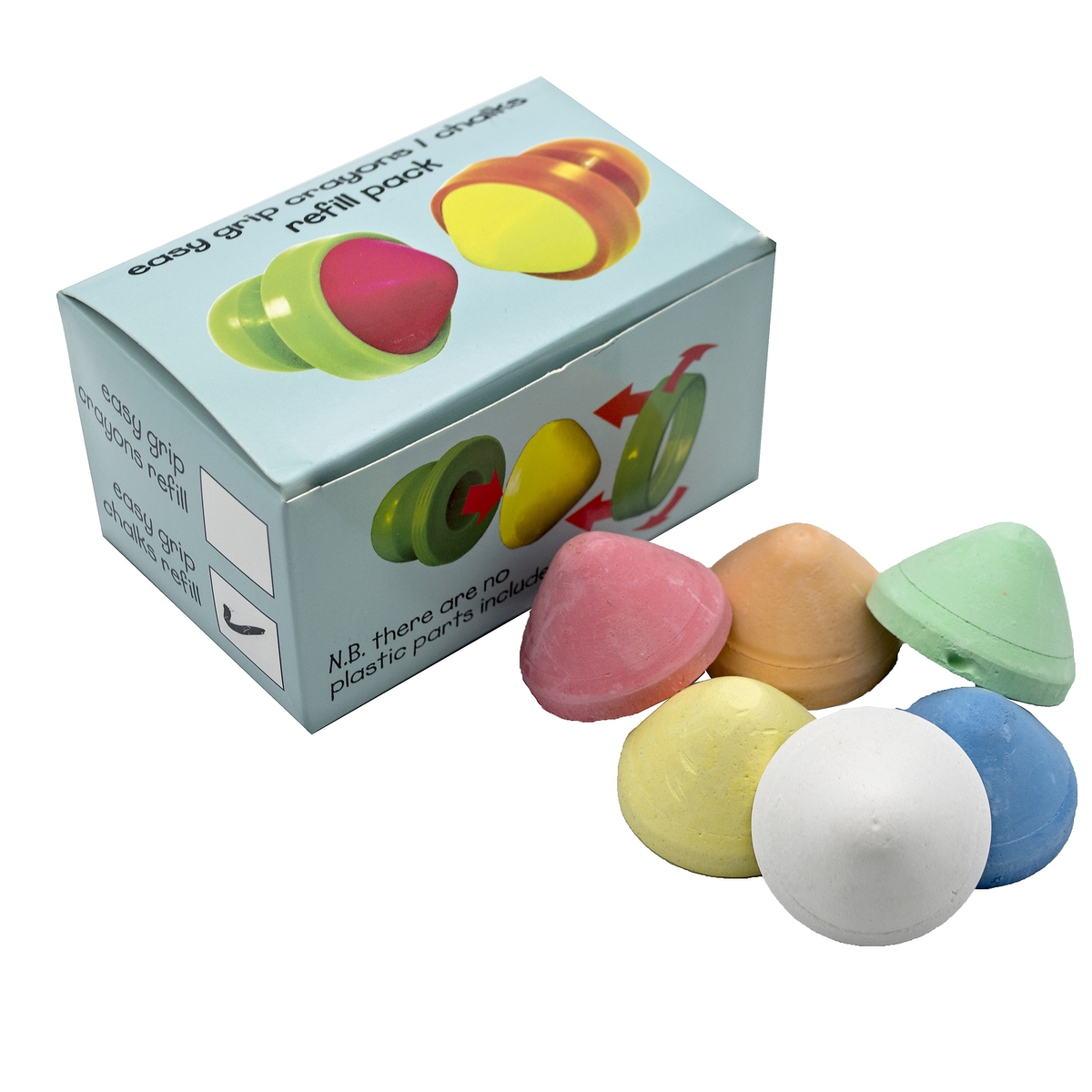 Classmates Easy Grip Chalk Refills - Pack of 6 | CP00058368 | Findel ...