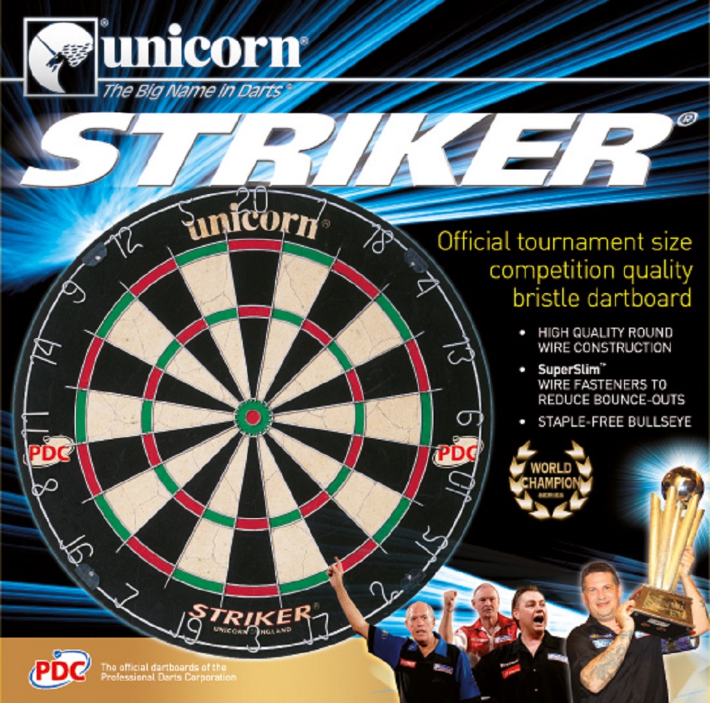 Unicorn Striker Bristle Dartboard