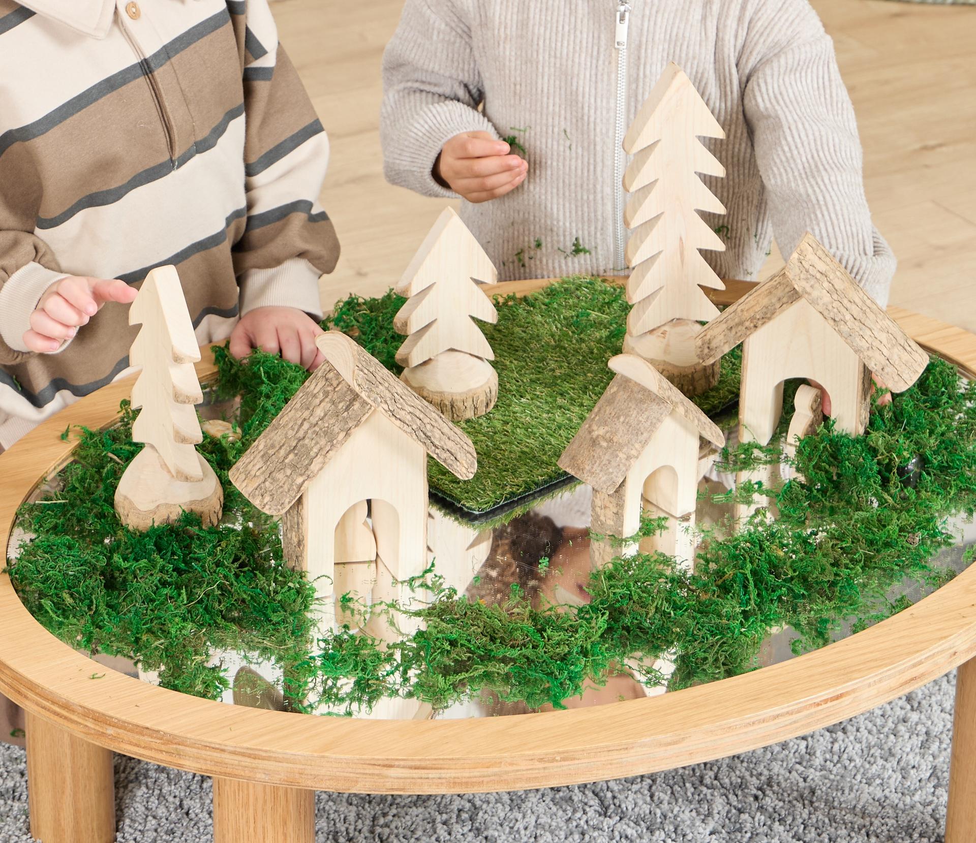 Small World Stacking People, Wooden Homes & Peg People | GLS
