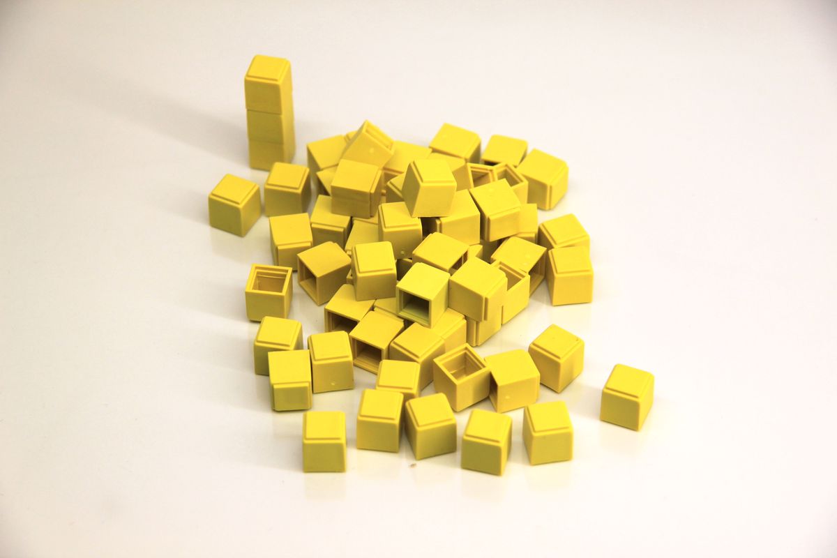 Base Ten Units Cubes 100 pieces - Yellow | CP00059296 | Findel Dryad