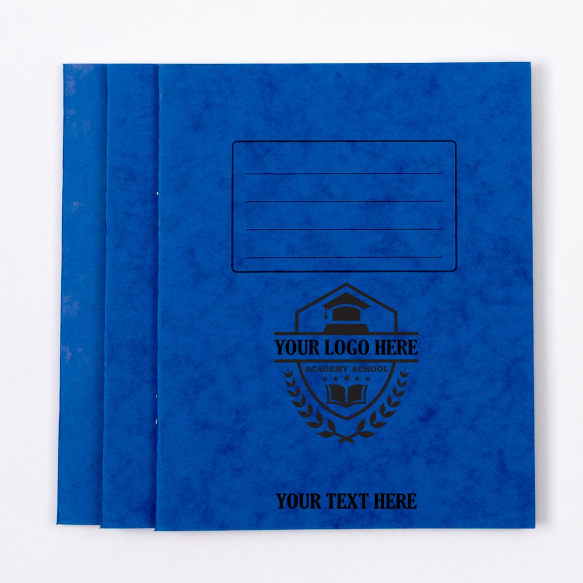 Personalised - Classmates 9"x7" Exercise Book 80 Page, 8mm Ruled, Blue ...