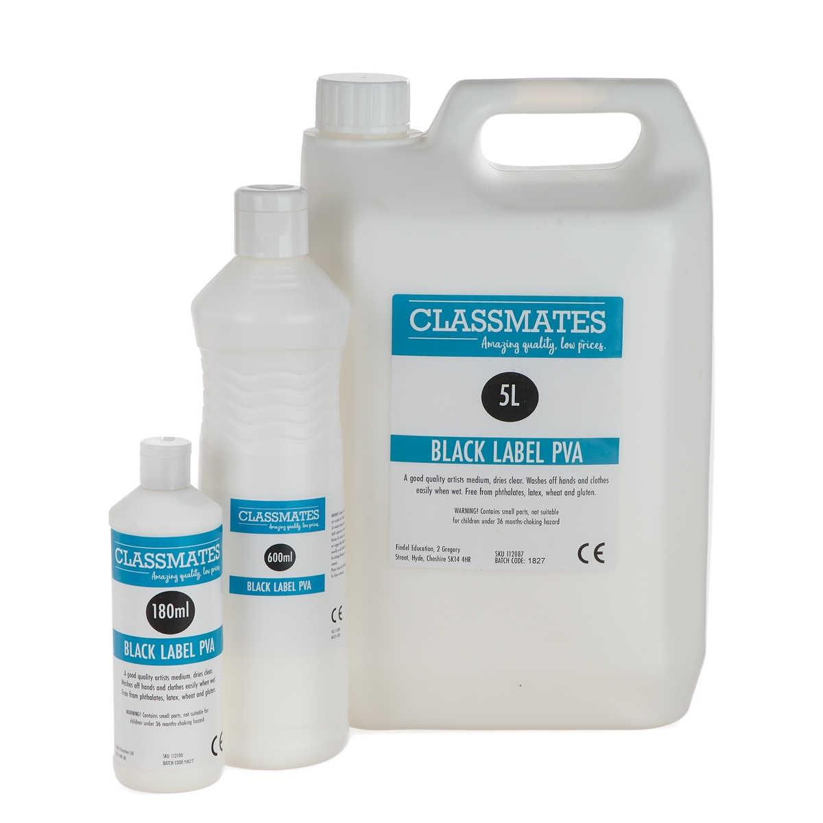 Classmates PVA Glue - Black Label - 500ml - Pack of 12 | CP00059984 ...
