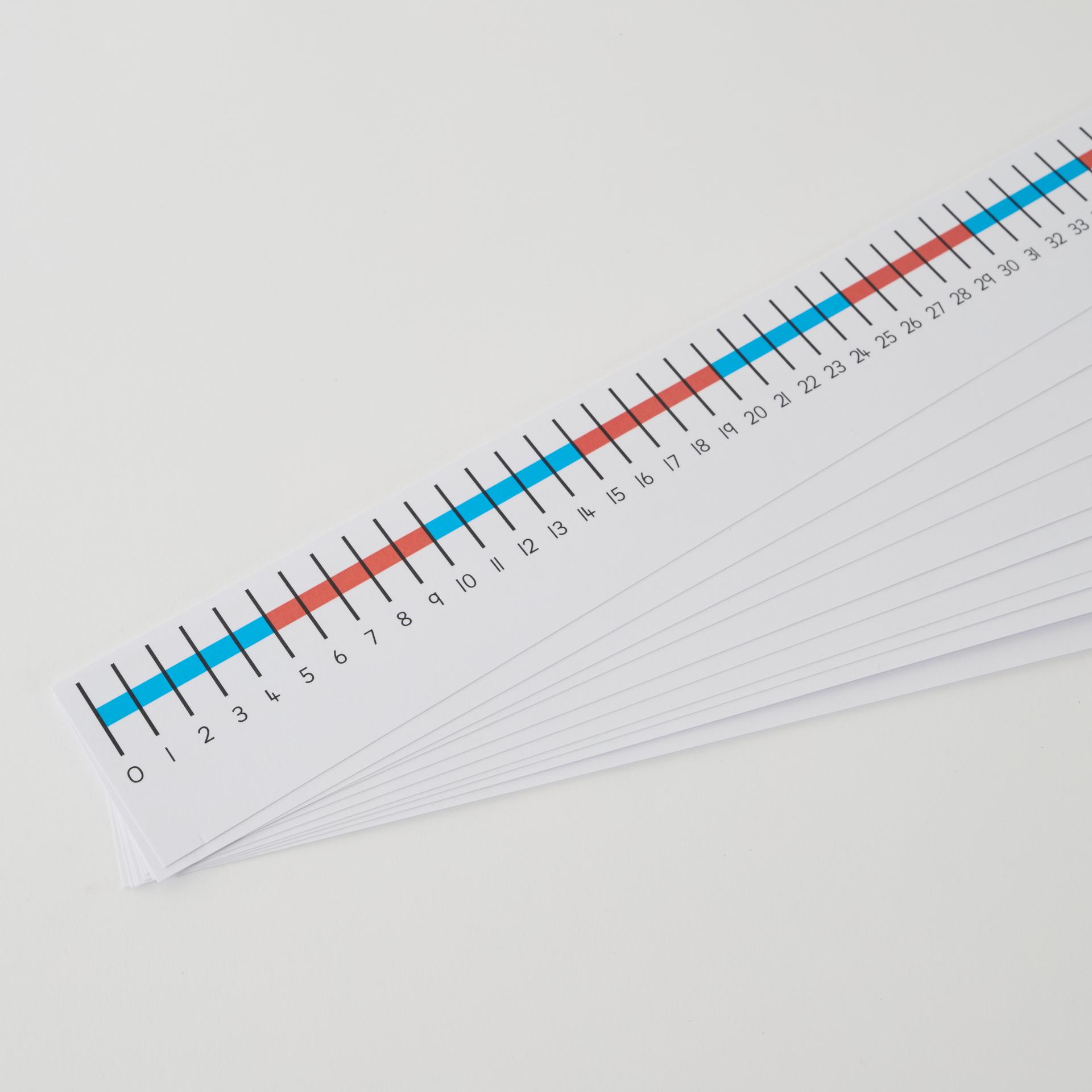 Table Top Number Lines 0-50 from Hope Education Pack of 10 | CP00060002 ...