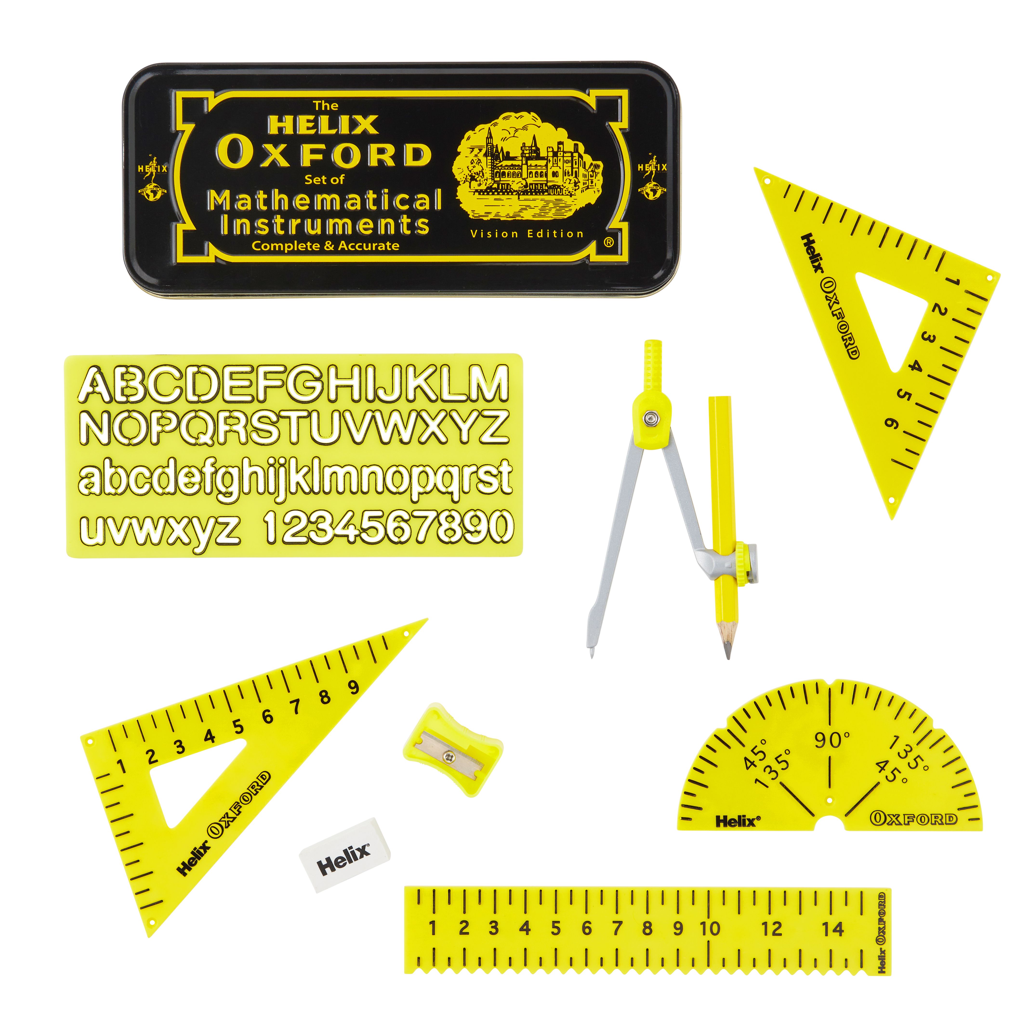 Helix RNIB Oxford Mathematical Instruments Set | GP00060005 | GLS