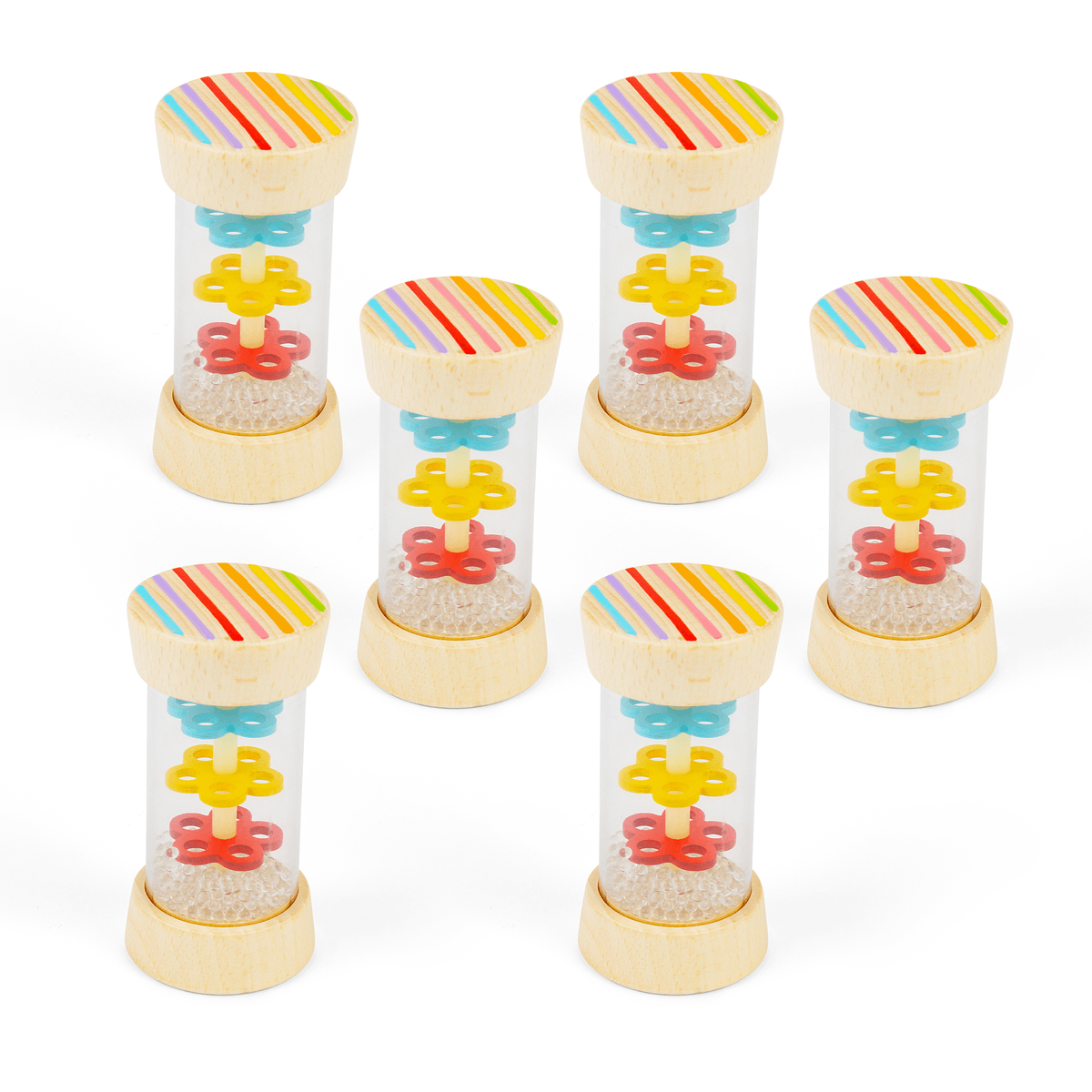 BIGJIGS Toys Mini Wooden Rainsticks - Pack of 6 | CP00060037 | Findel ...
