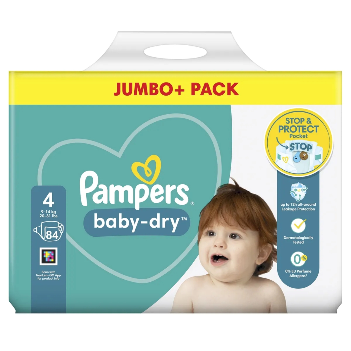 Pampers Size 4 Jumbo Pack 84 | AP00060087 | AtoZ Supplies
