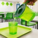 500ml Green Frosted Translucent Jug with Lid | CP00060405 | Findel ...