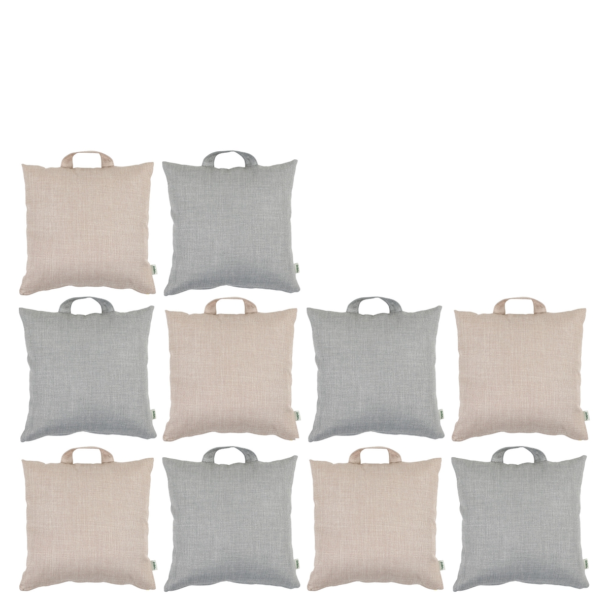 Carry Cushions Natural/Grey - Pack of 10 | CP00060443 | Findel ...