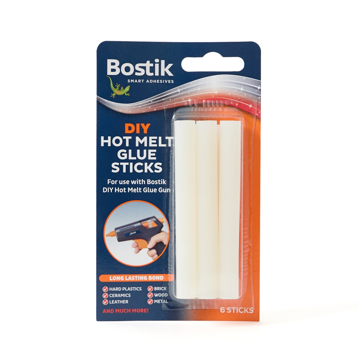 Bostik Hot Melt Glue Sticks - Pack of 6 | EP00060632 | Spa4Schools
