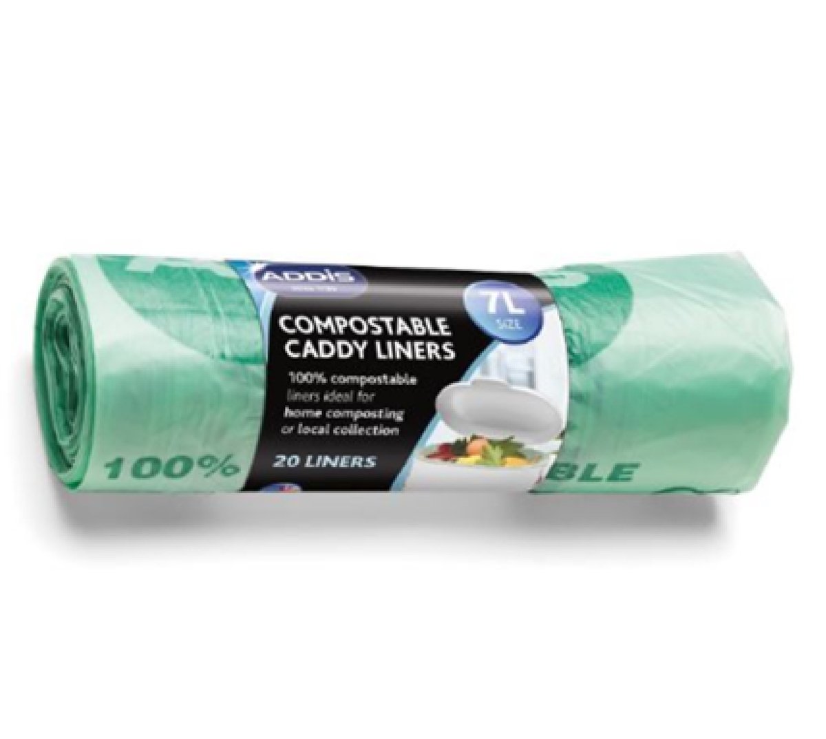 7L Compostable Caddy Liners | AP00060721 | AtoZ Supplies