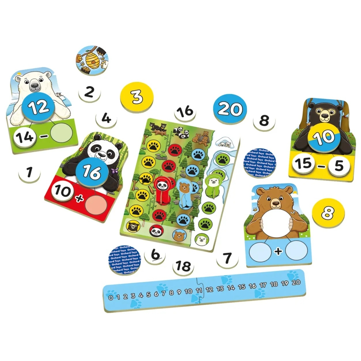 ORCHARD TOYS Number Bears Game | CP00060723 | Findel International