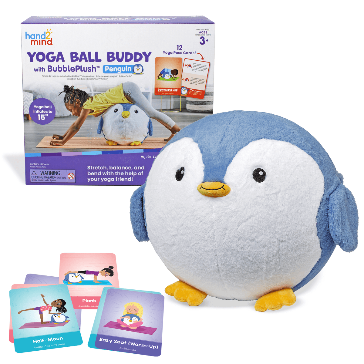 Learning Resources Yoga Ball Buddy with BubblePlush™ Penguin ...