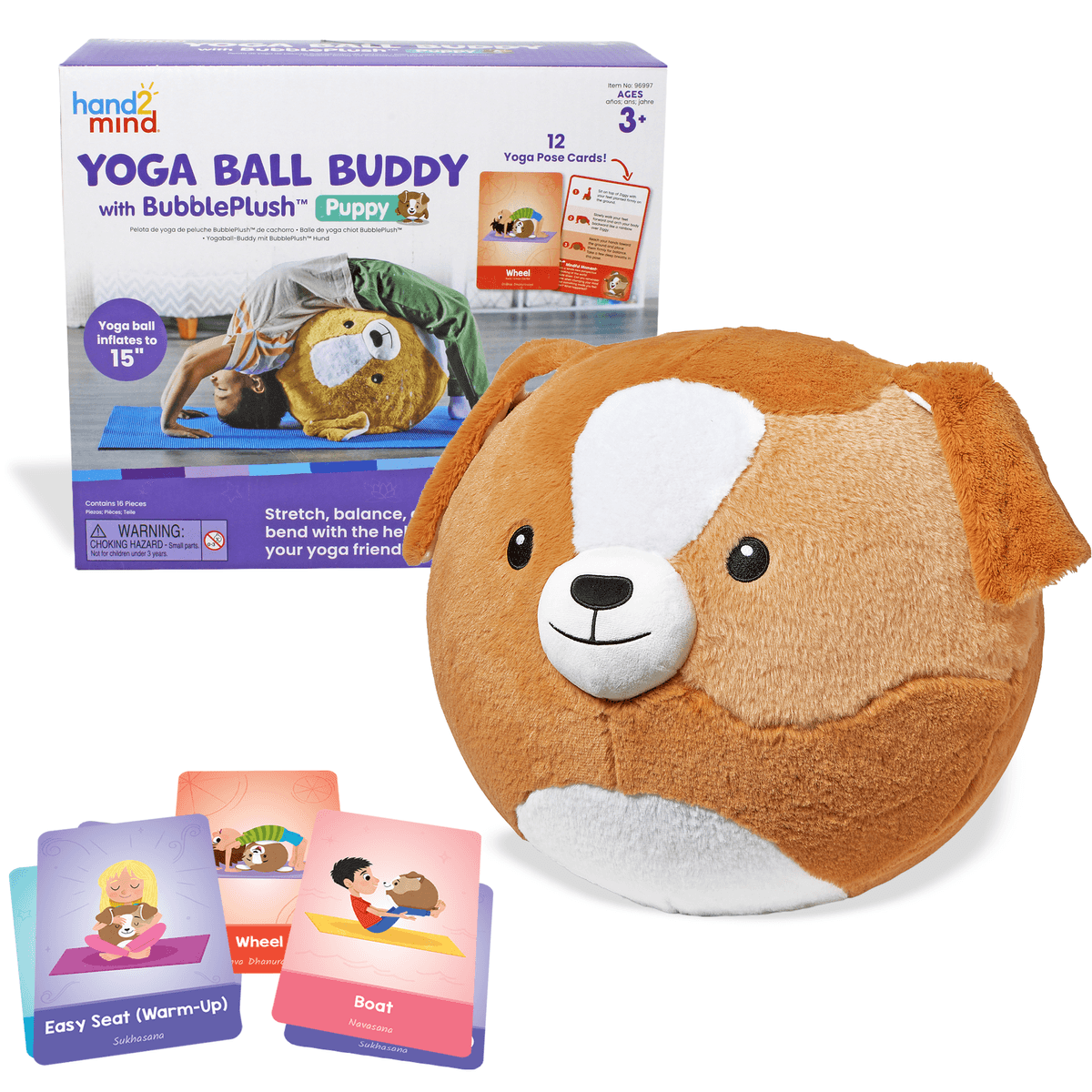 Learning Resources Yoga Ball Buddy with BubblePlush™ Puppy | CP00060990 ...
