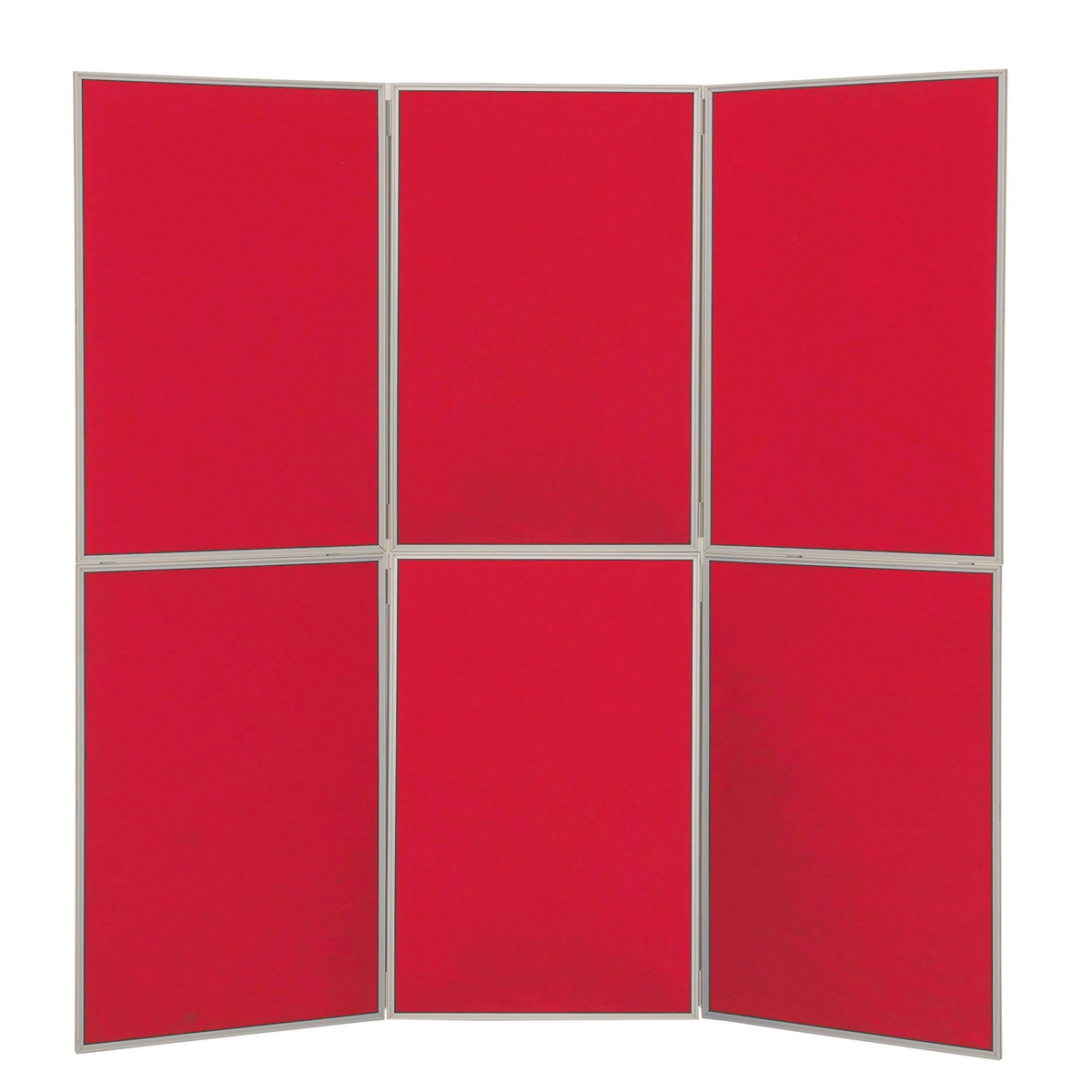 6 Panel Fold-Up Display Screen (with Header) - Red | HC1130435B ...