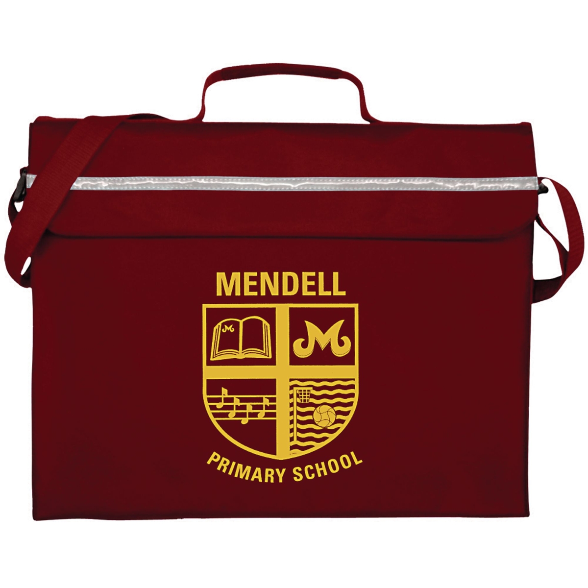 Personalised Primo Book Bag Maroon - Pack of 25 | HC1319150G | Findel ...