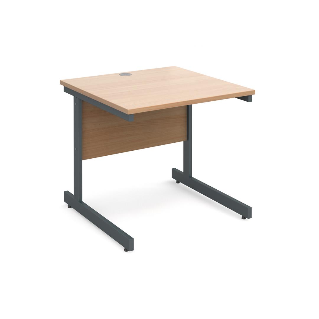 Classmates Contract Straight Desk - H725 x W800mm - Beech | G1604504A | GLS