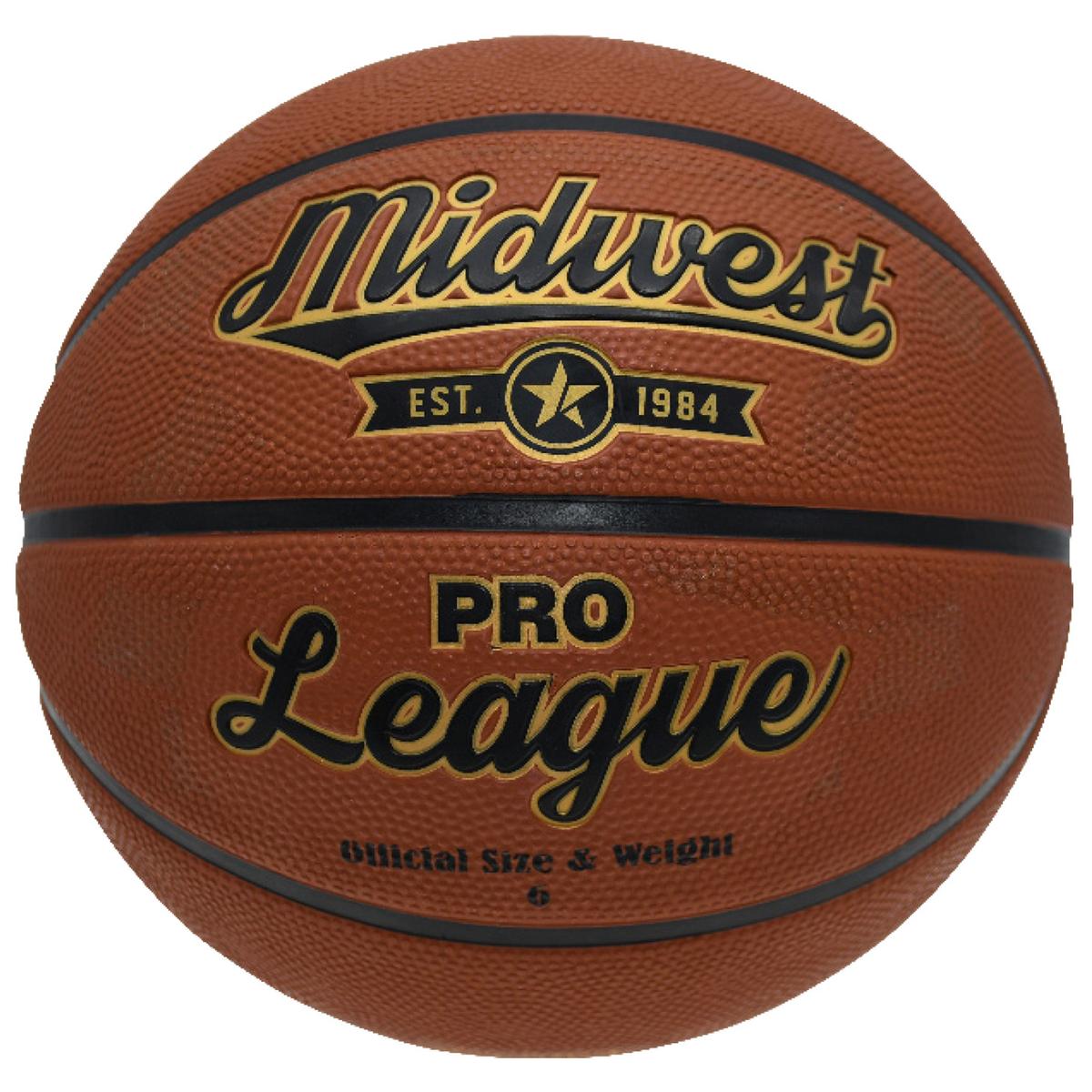 Midwest Pro League Basketball - Tan - Size 5 | PBBP11537A | Davies Sports