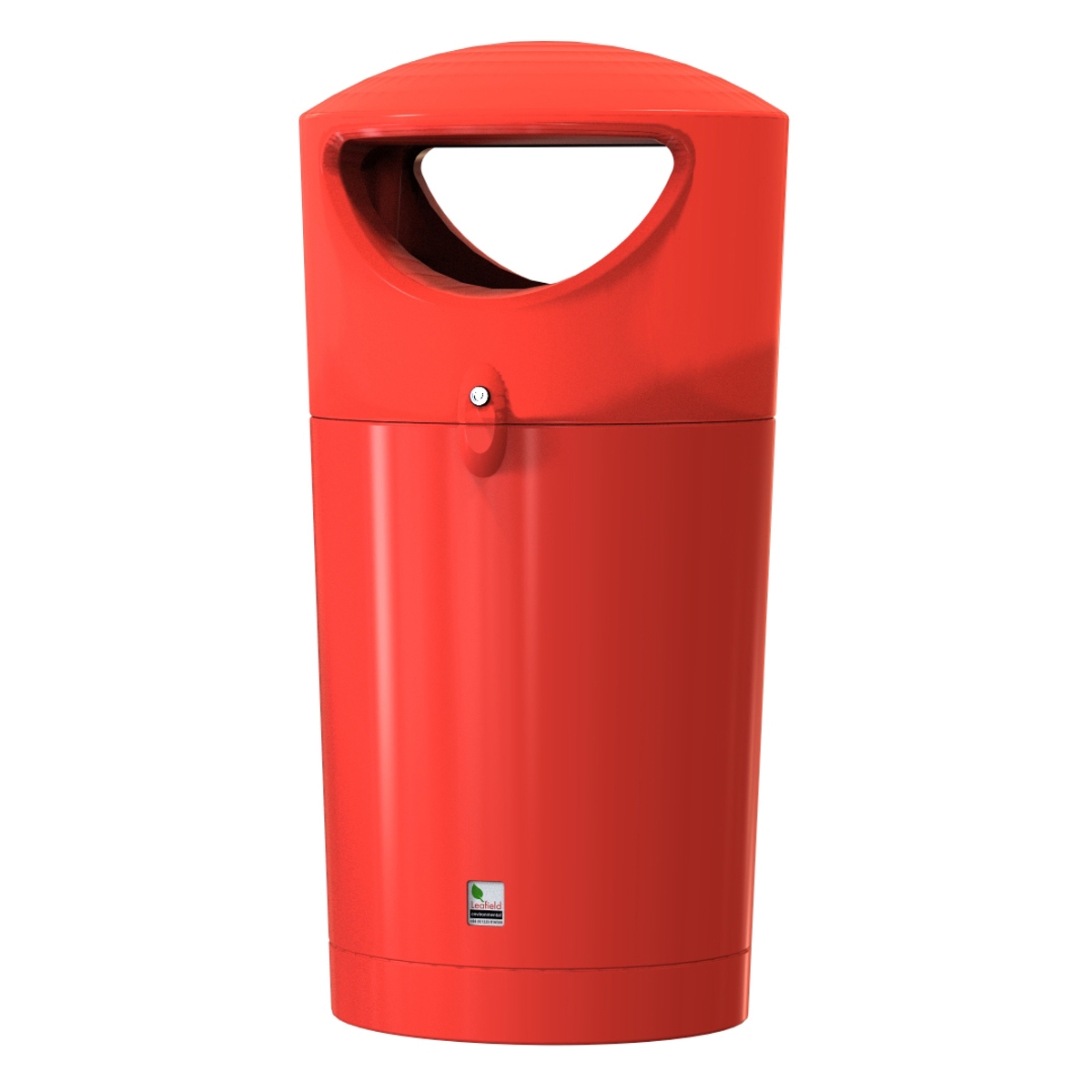 Metro Hooded Litter Bin - Red | HP050667AE | Hope
