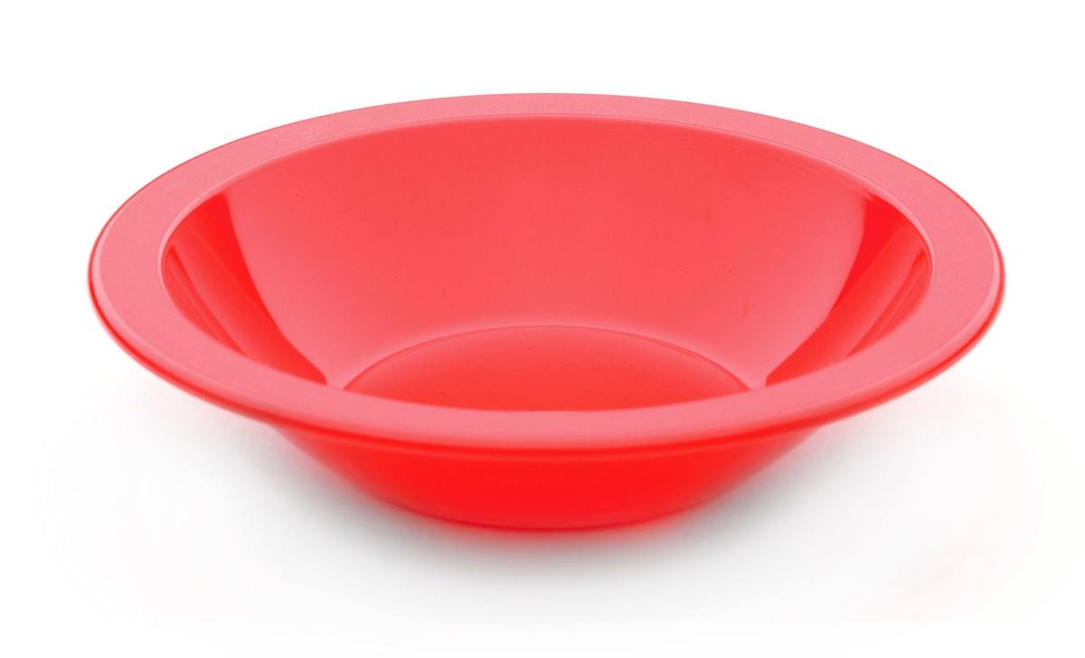 Harfield Polycarbonate Rimmed Bowls - pack of 10 - Red | HP050710AD | Hope