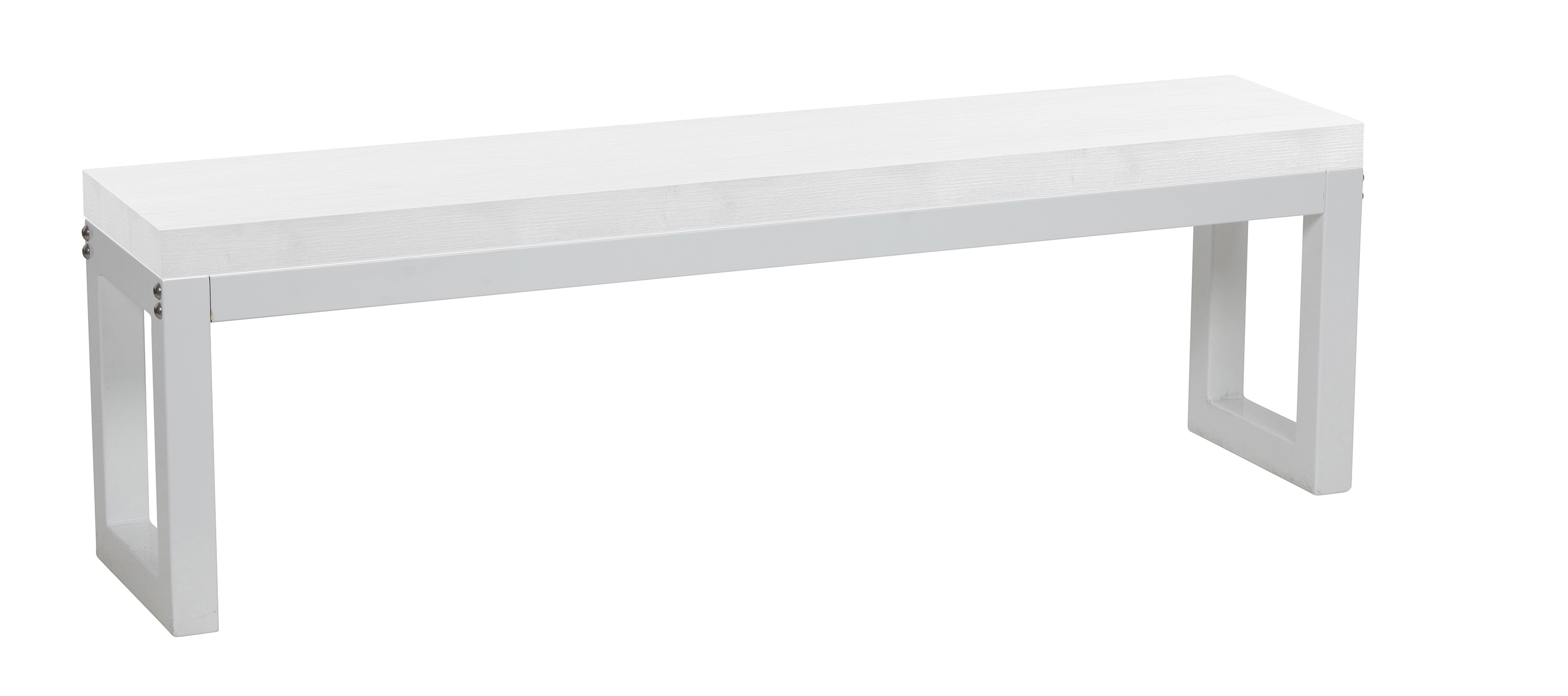 Modern white bench store